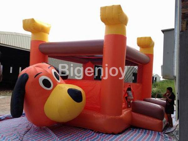 Inflatable amusement park lovely dog bounce